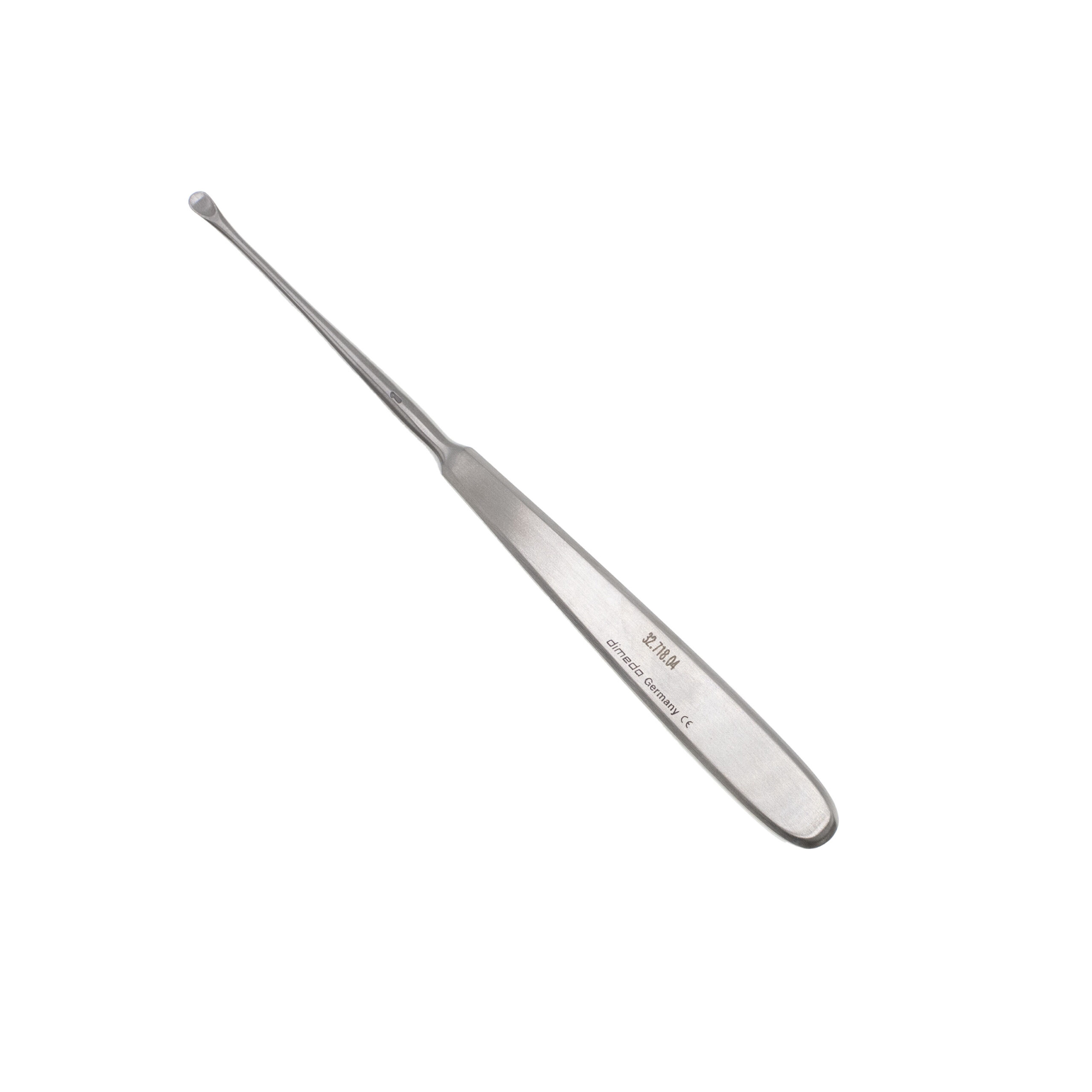 Rasparatorium Wiberg rak lätt skålformad spets 4mm, 17cm - Dixa Medical AB